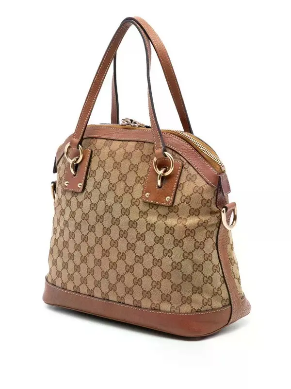 Gucci Gg Canvas Charm Dome Satchel