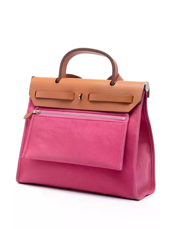 Hermès 2012 Herbag Zip 31 Satchel - Brown