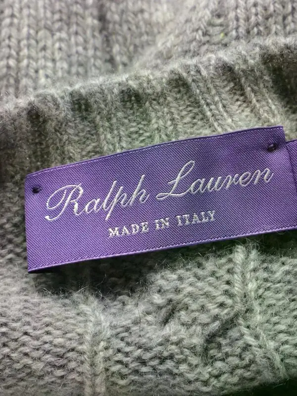 Ralph Lauren Purple Label Cable-knit Sweater