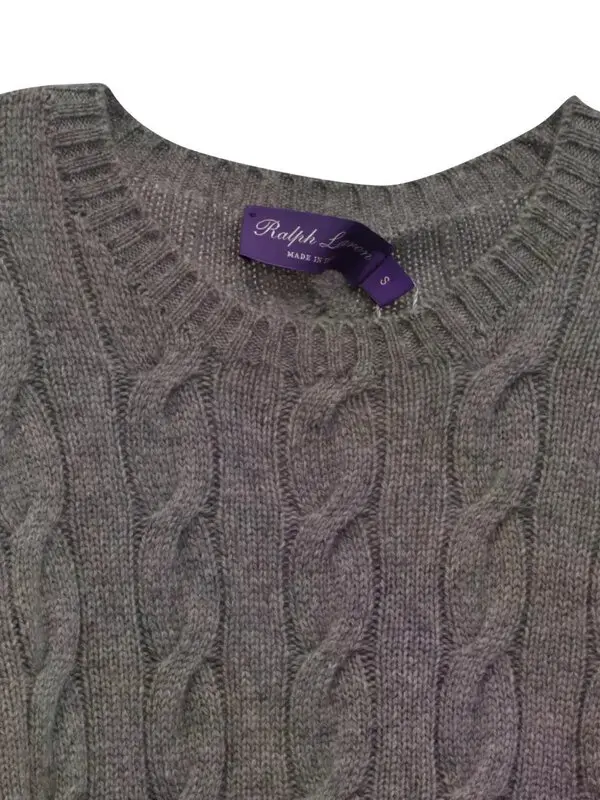 Ralph Lauren Purple Label Cable-knit Sweater