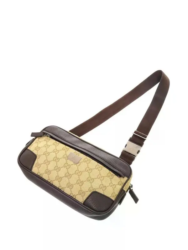 Gucci Gg Canvas Crossbody Bag - Neutrals