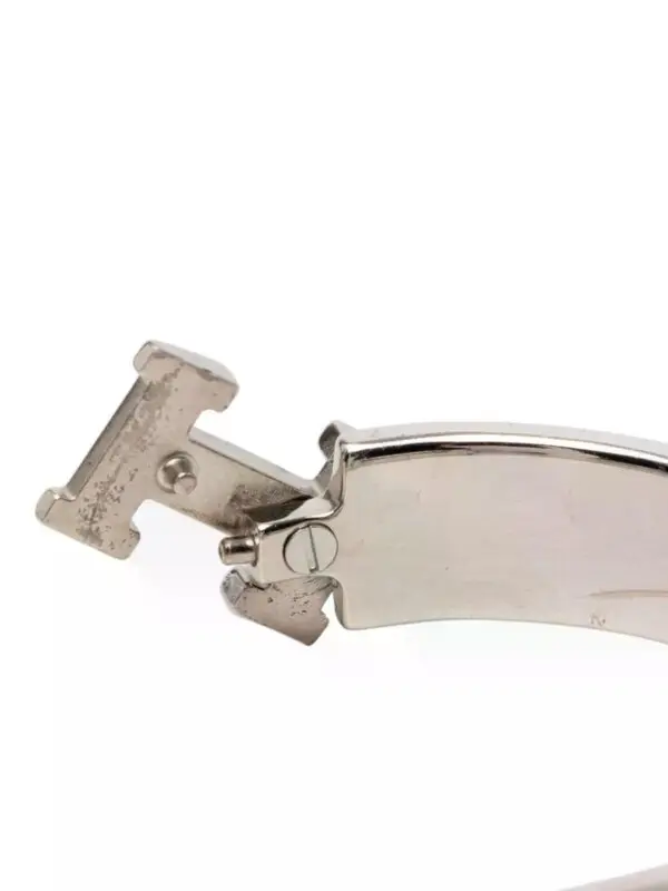 Hermès Narrow Enamel Clic H Bracelet Pm - Black