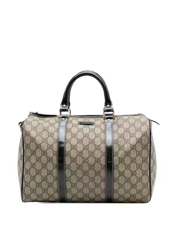 Gucci Gg Supreme Canvas Joy Boston Bag - Neutrals