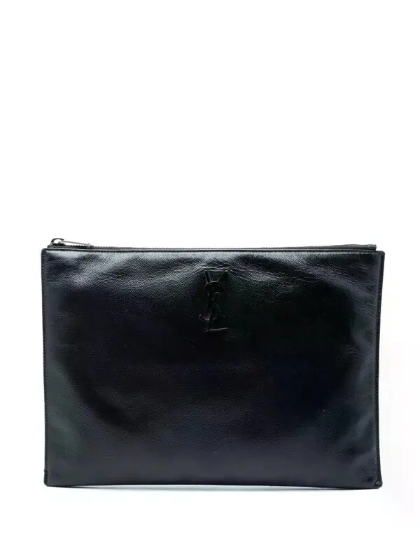Saint Laurent Monogram Ipad Case Clutch Bag