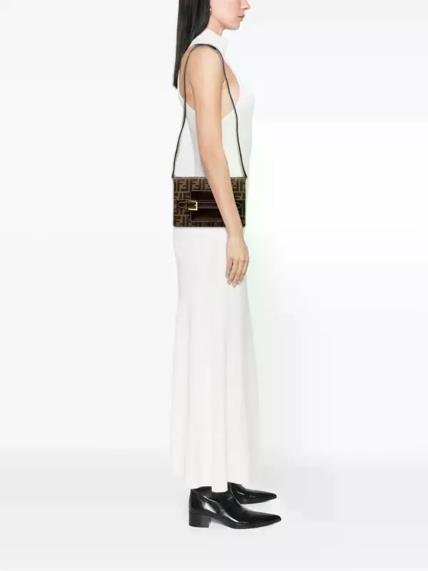 Fendi 20th Century Zucca Canvas Shoulder Bag