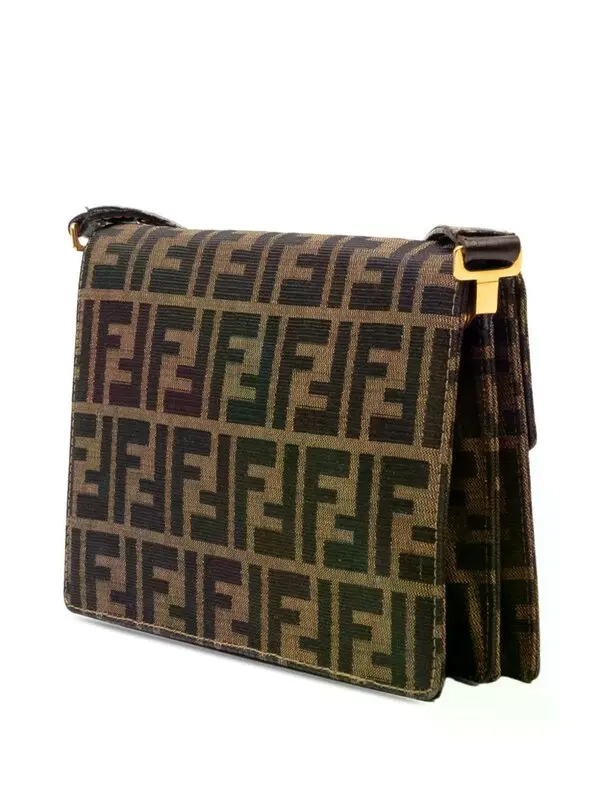 Fendi 20th Century Zucca Canvas Shoulder Bag