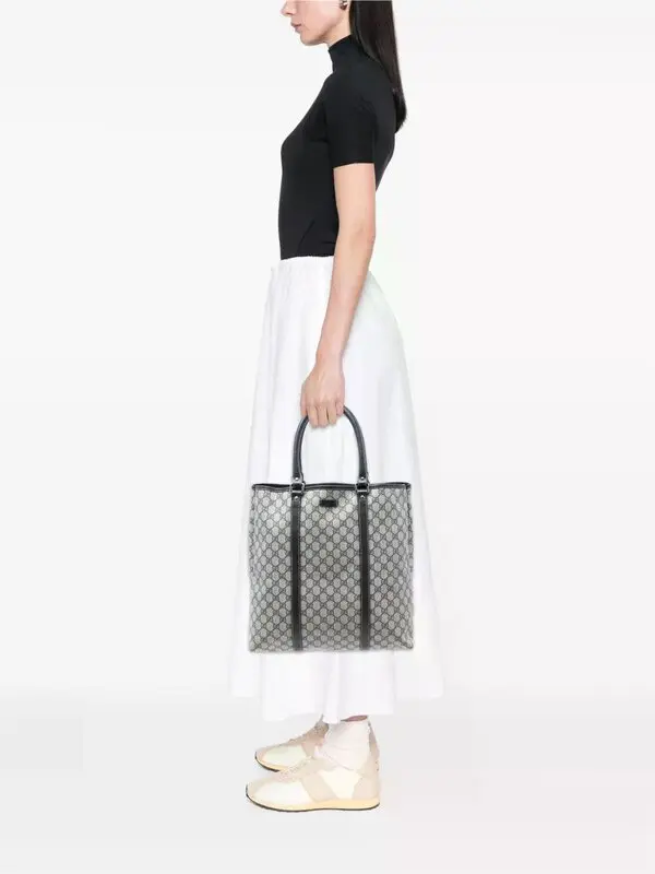Gucci Gg Supreme Joy Vertical Tote Bag - Neutrals