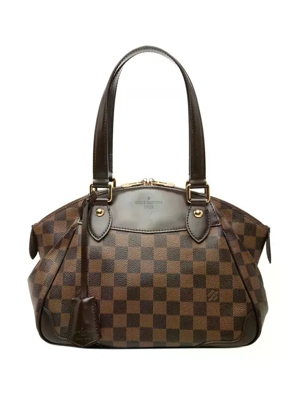 LOUIS VUITTON Damier Ebene Verona Pm Satchel - Brown