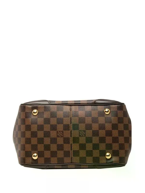 LOUIS VUITTON Damier Ebene Verona Pm Satchel - Brown
