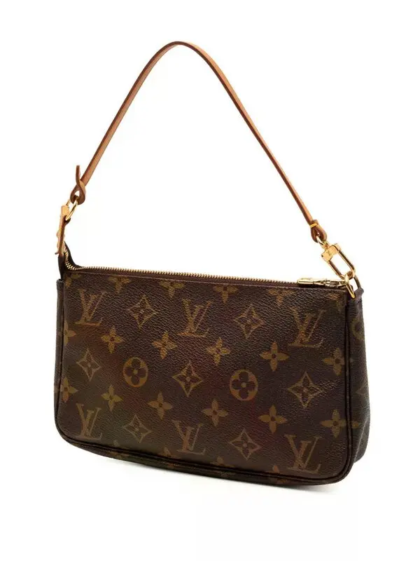 LOUIS VUITTON Monogram Pochette Accessoires Shoulder Bag - Brown