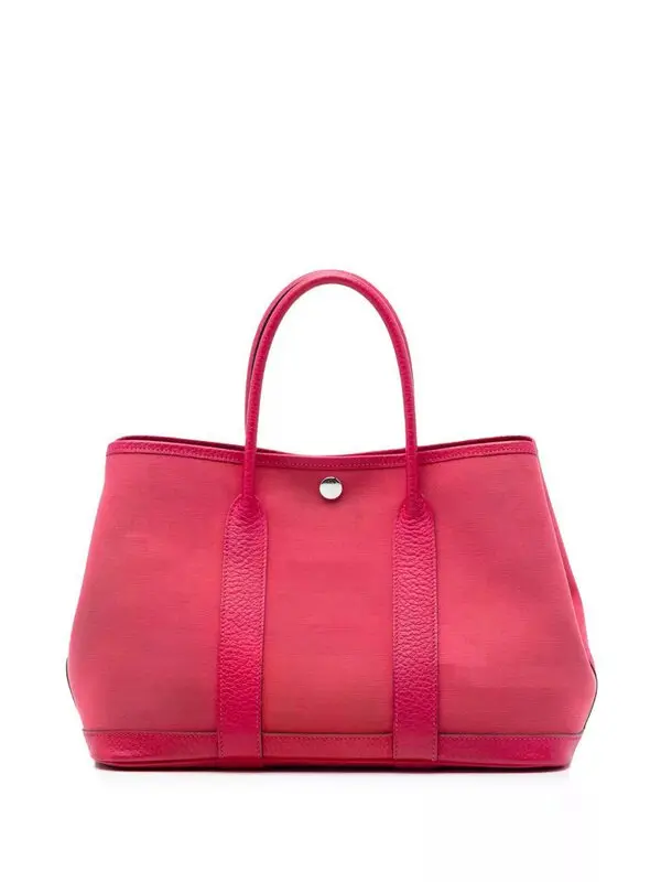 Hermès Toile And Negonda Garden Party 30 Tote Bag