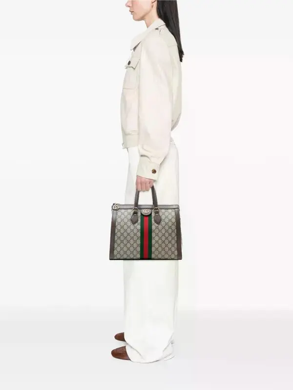 Gucci Gg Supreme Ophidia Satchel