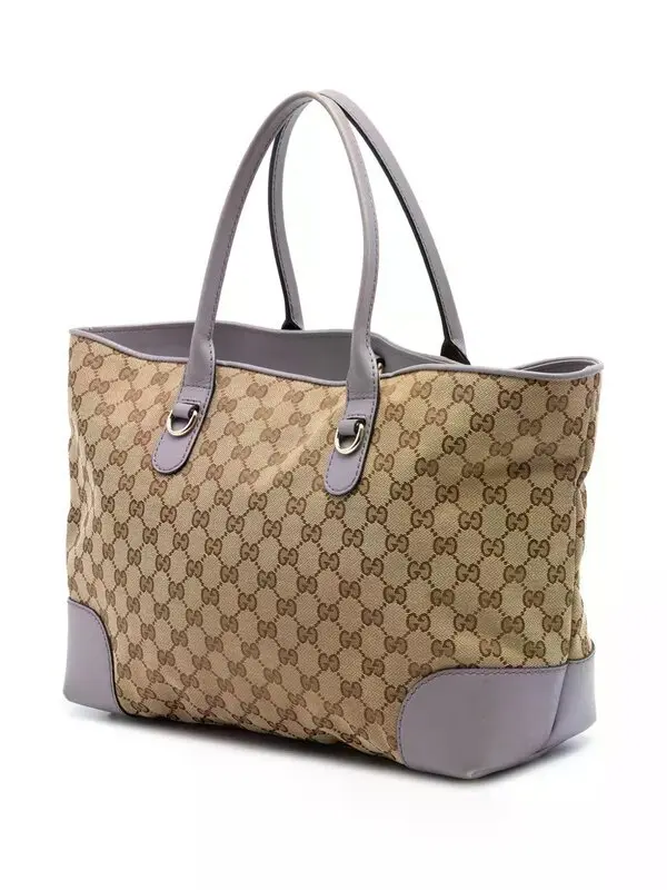 Gucci Gg Canvas Heart Bit Tote Bag