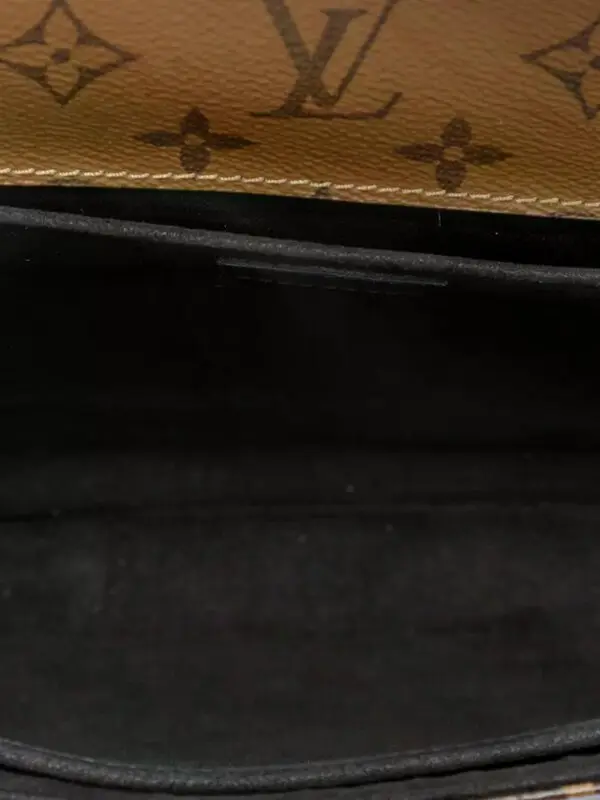 LOUIS VUITTON Monogram Reverse Pochette Metis Satchel - Brown