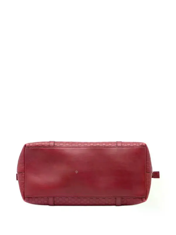 Gucci Microssima Dome Satchel - Red