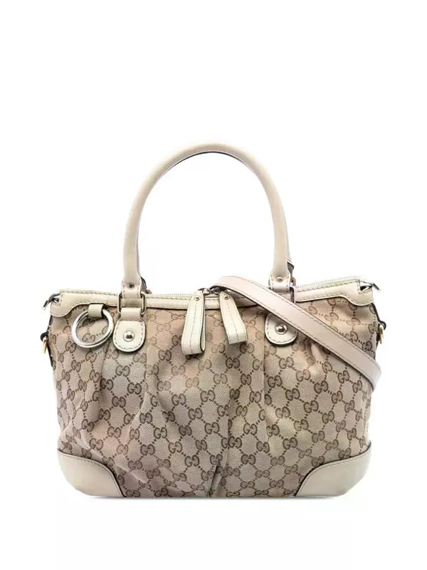 Gucci Sukey Satchel - Neutrals