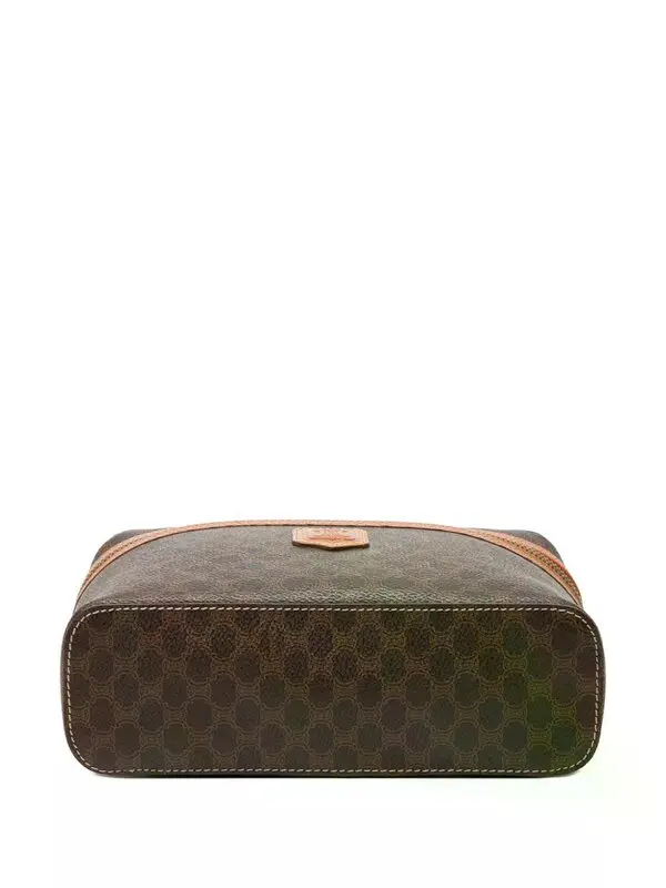 Celine Macadam Coated Canvas Vanity Bag