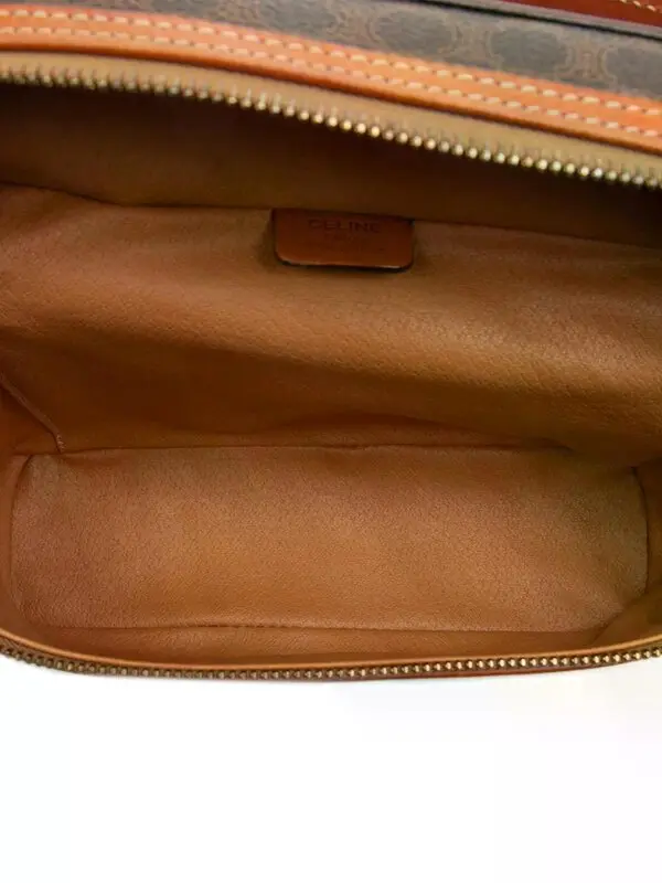 Celine Macadam Coated Canvas Vanity Bag
