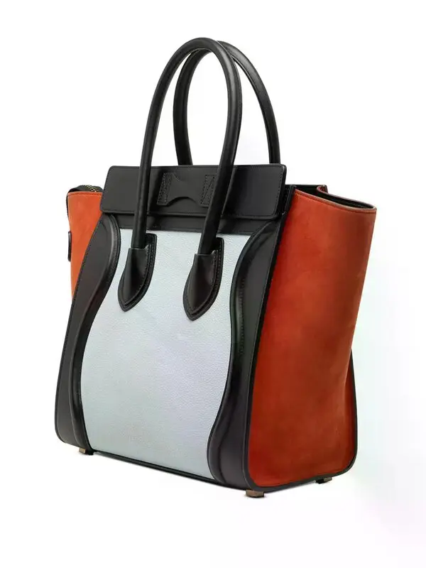 Celine Micro Luggage Tote Bag - White