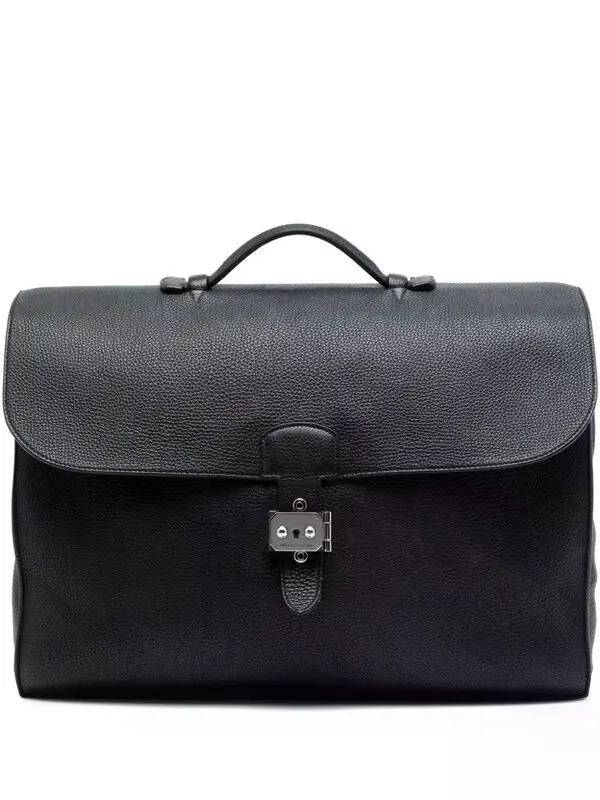 Hermès 2012 Sac A Depeches 41 Business Bag - Black