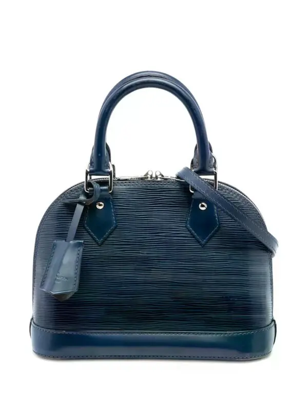 LOUIS VUITTON Epi Alma Bb Satchel - Blue