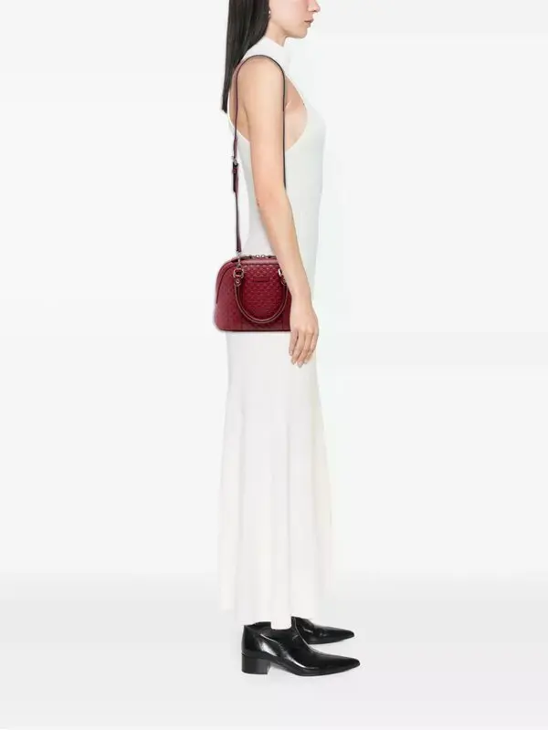 Gucci Microguccissima Dome Satchel - Red