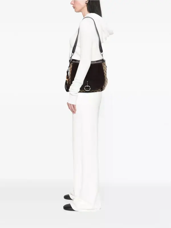 Gucci Gg Canvas Techno Horsebit Satchel