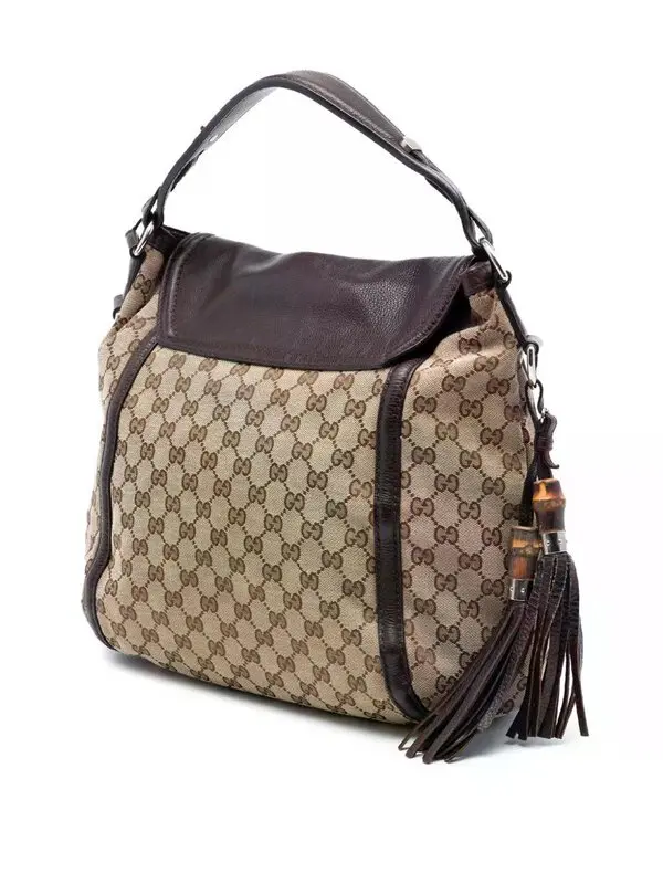 Gucci Gg Canvas Techno Horsebit Satchel