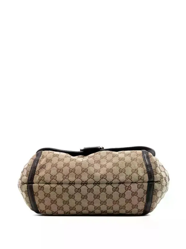 Gucci Gg Canvas Techno Horsebit Satchel