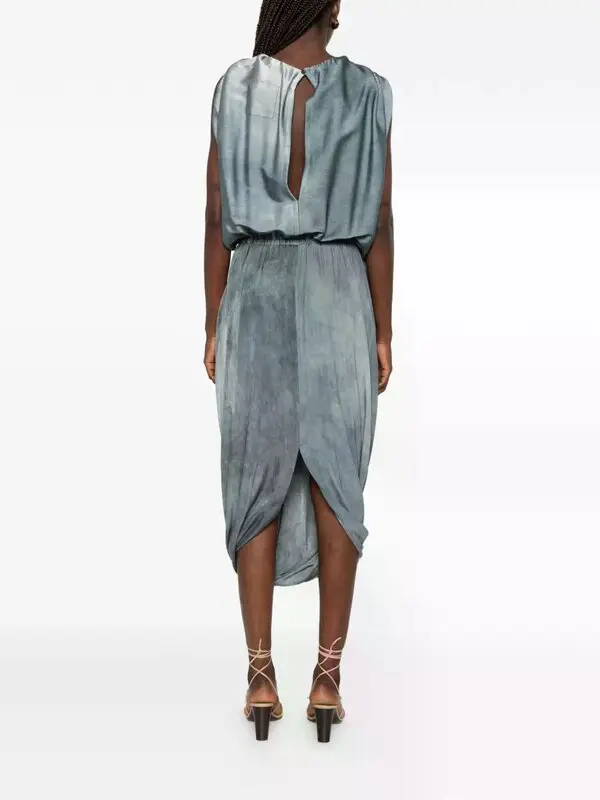 UMA WANG Agnes Draped Midi Dress