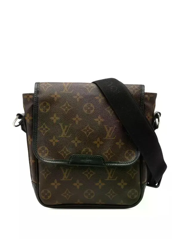 LOUIS VUITTON Monogram Macassar Bass Pm Crossbody Bag