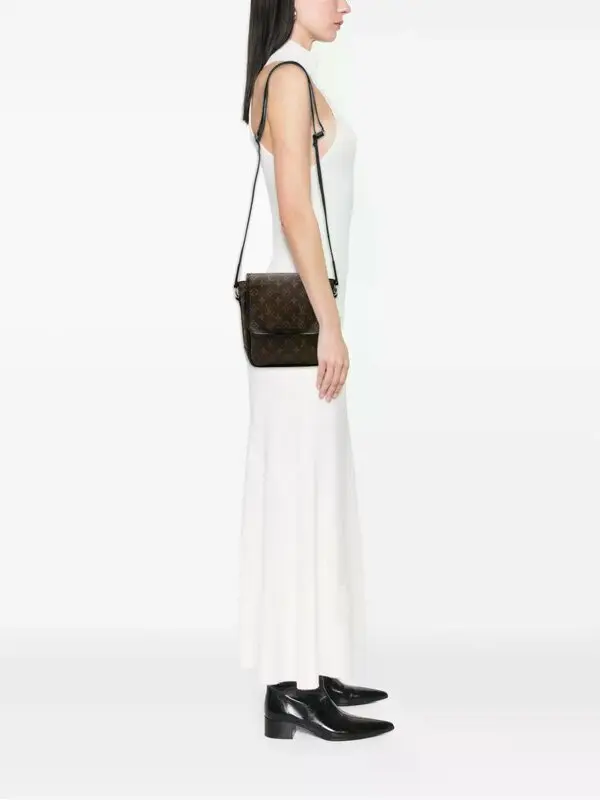 LOUIS VUITTON Monogram Macassar Bass Pm Crossbody Bag