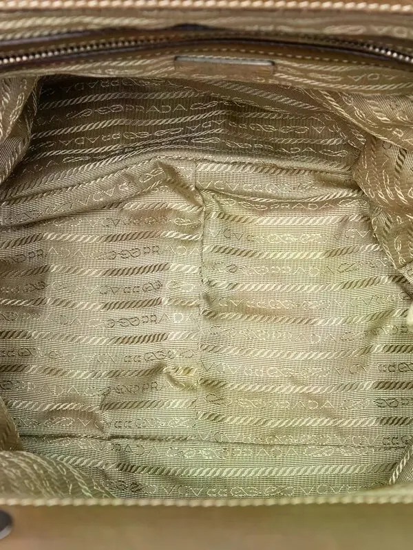 Prada Tessuto Gaufre Frame Tote Bag