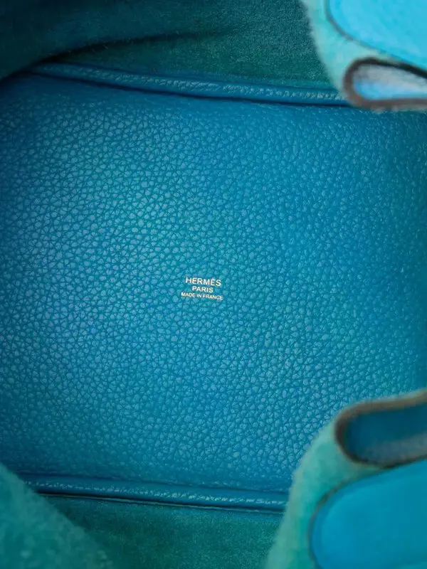 Hermès 2018 Togo Leather Picotin Lock 22 Handbag - Blue