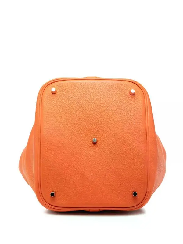 Hermès Clemence Picotin Lock 26 Handbag - Orange