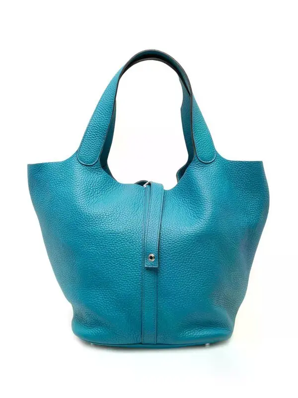 Hermès 2013 Clemence Picotin Lock 26 Handbag - Blue