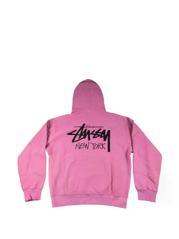 StÜssy New York Chapter Hoodie - Pink