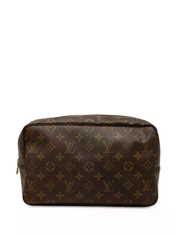 LOUIS VUITTON 1991 Monogram Trouse Toilete 28 Clutch Bag