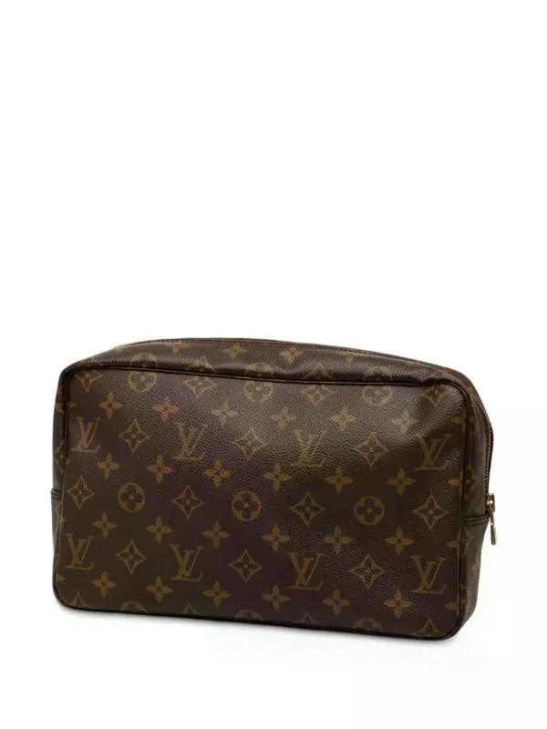 LOUIS VUITTON 1991 Monogram Trouse Toilete 28 Clutch Bag