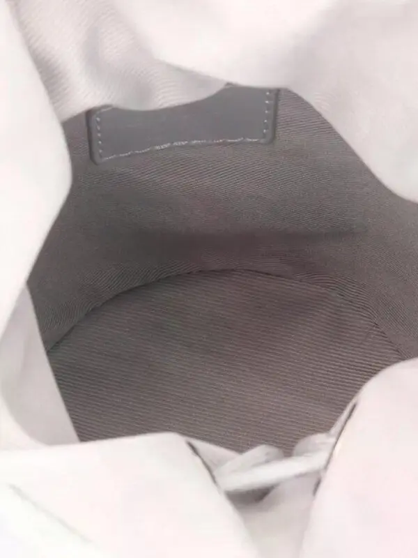 LOUIS VUITTON Monogram Chalk Nano Sling Bag - Grey