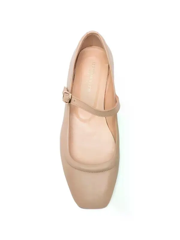 SERGIO MORETTI FIRENZE Buckle-fastening Ballet Flats