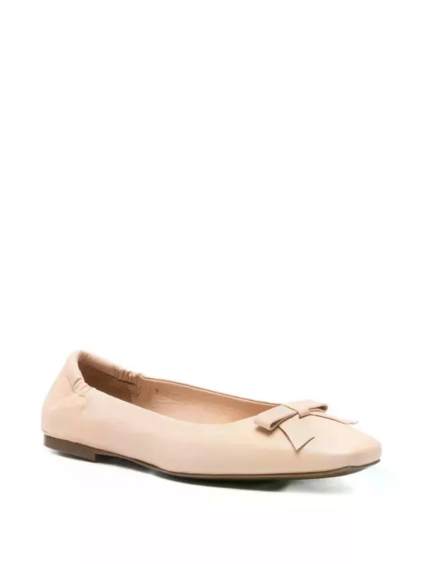 SERGIO MORETTI FIRENZE Bow Detail Ballet Flats