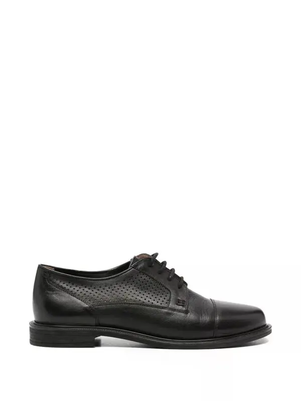 SERGIO MORETTI FIRENZE Perforated Detail Derby Shoes