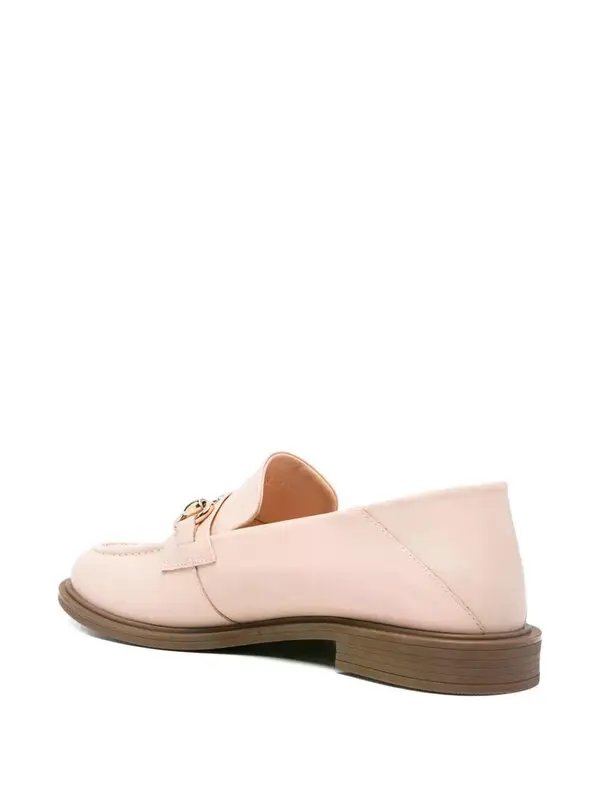 SERGIO MORETTI FIRENZE Powder Horsebit Detail Loafers