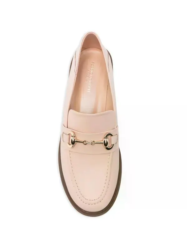 SERGIO MORETTI FIRENZE Powder Horsebit Detail Loafers