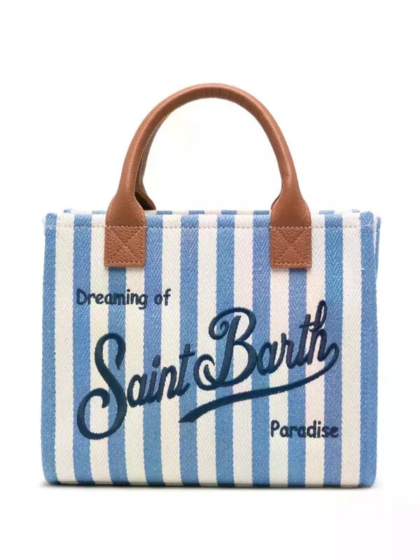 MC2 SAINT BARTH Midi Vanity Tote Bag - Blue