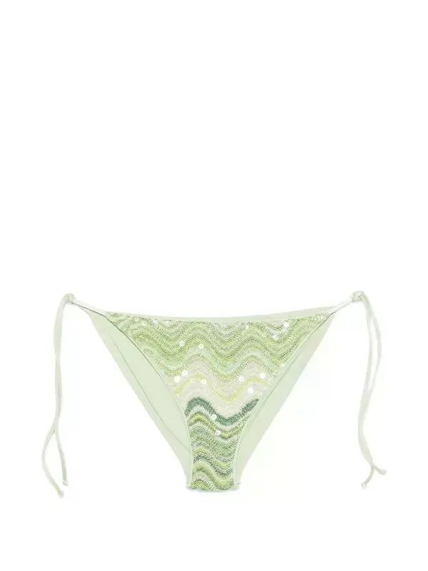 MC2 SAINT BARTH Virgo Bikini Bottoms - Green