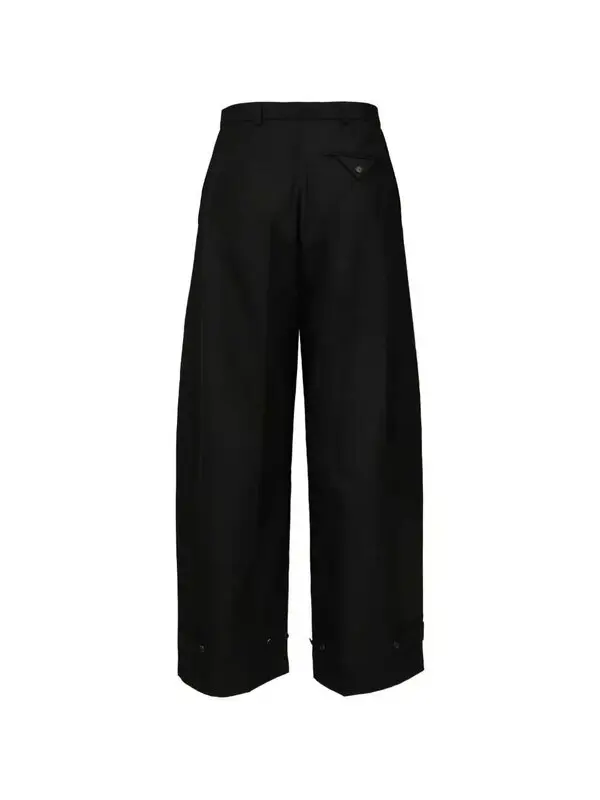 EGONLAB Pleated Wide Leg Tailored Trousers