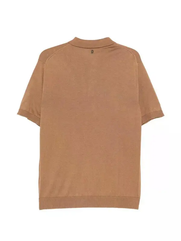 DONDUP Short-sleeve Knitted Polo Shirt