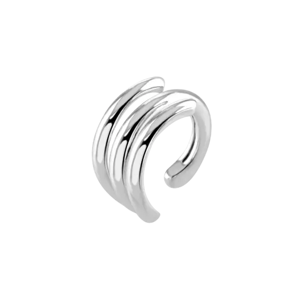 LUCY QUARTERMAINE Waterfall Three-to-one Ear Cuff - Silver